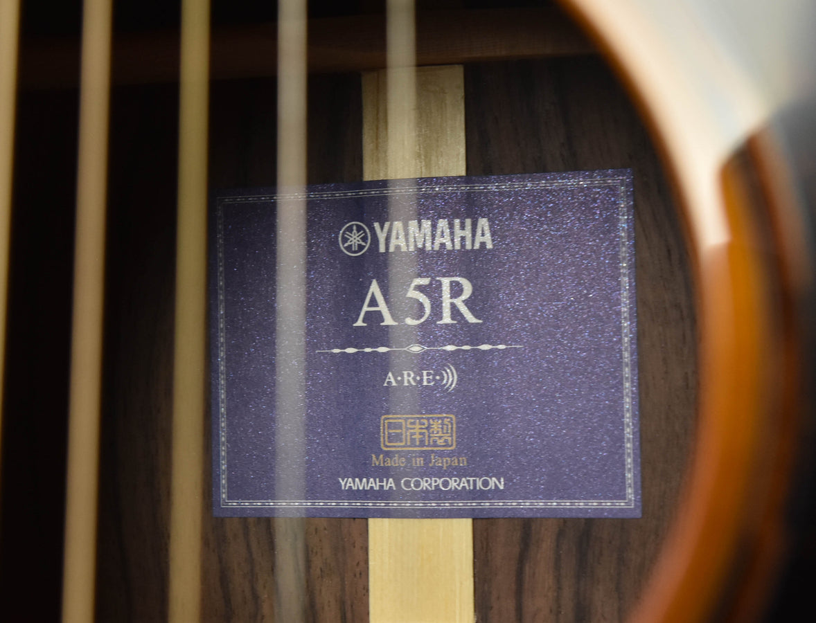 Yamaha A5R ARE Natural Cutaway Dreadnought Acoustic Guitar