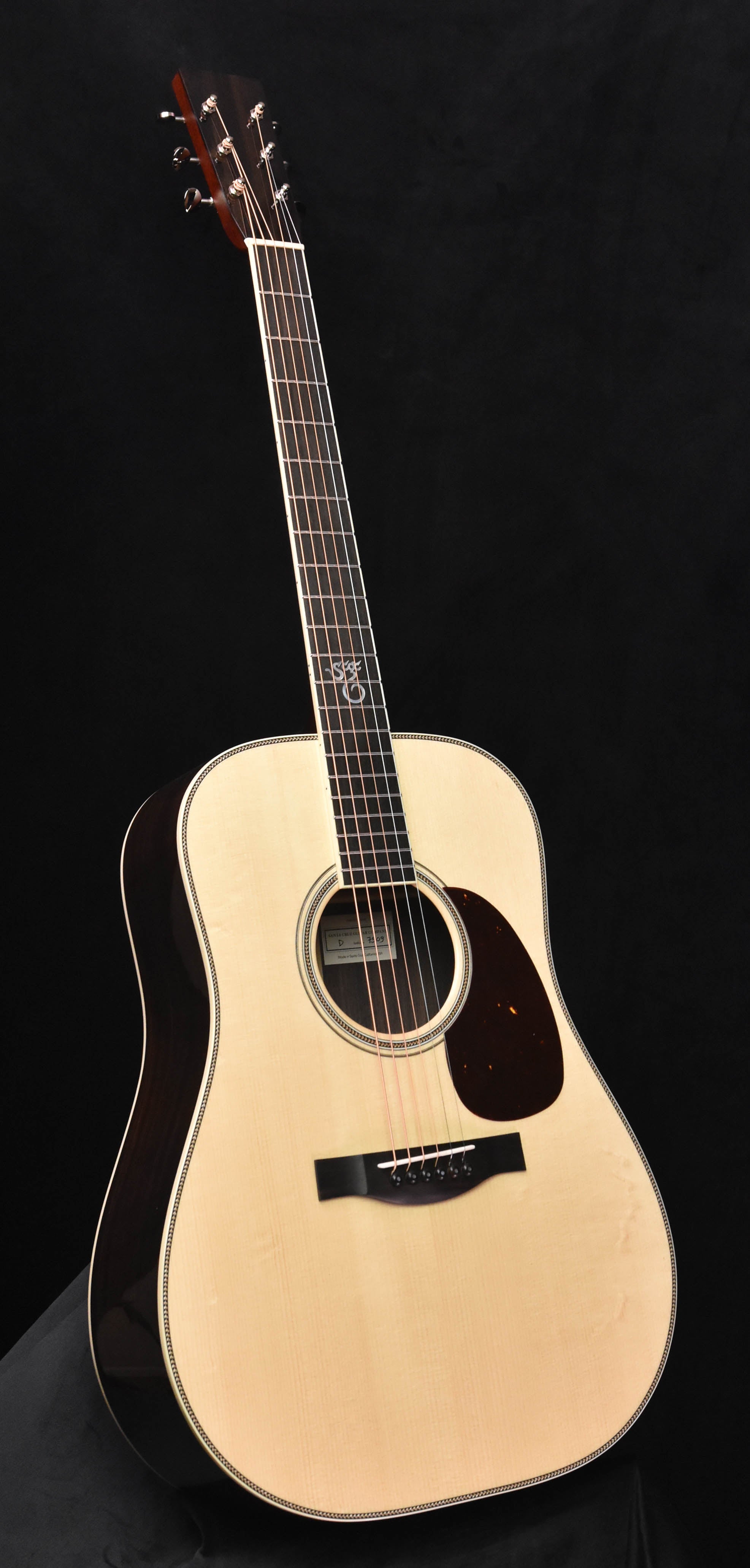 Santa Cruz D Custom Tony Rice Specs- Adirondack Spruce Top, Hide Glue
