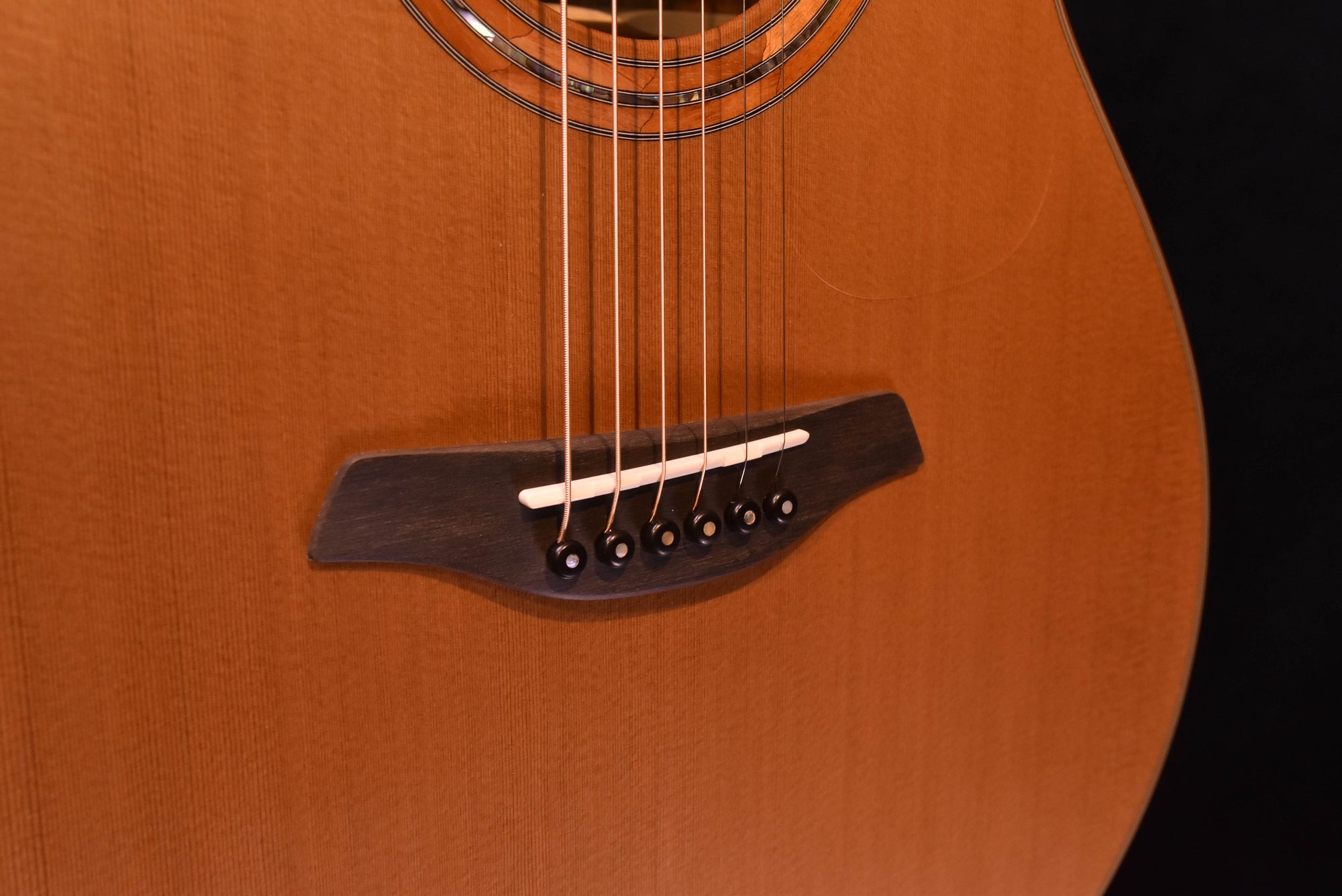 Furch Rainbow Grand Auditorium Cutaway Cedar/Cocobolo Bevel Duo